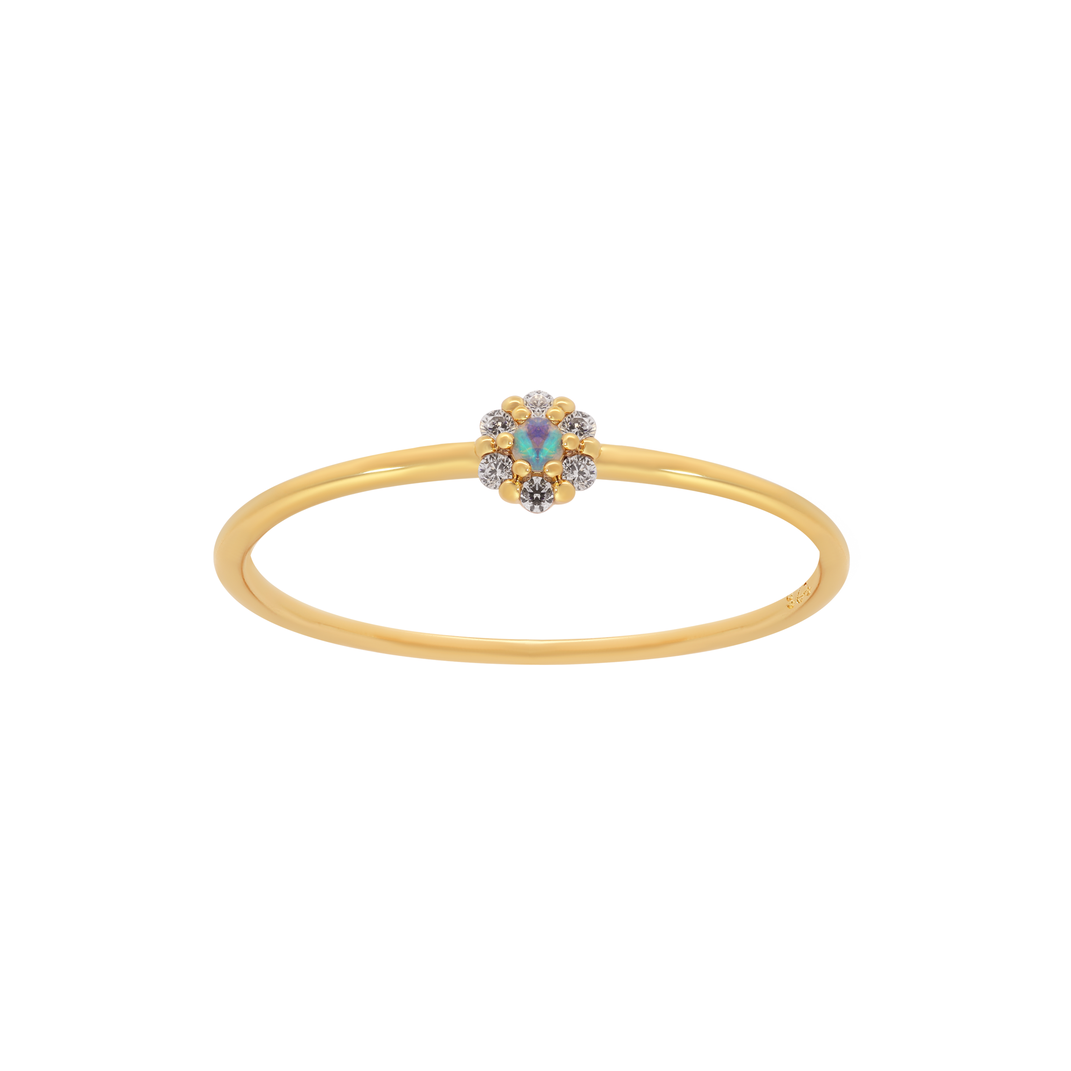 Calypso Moonstone and Gemstone Surround Ring - Gold – Loveless Friday