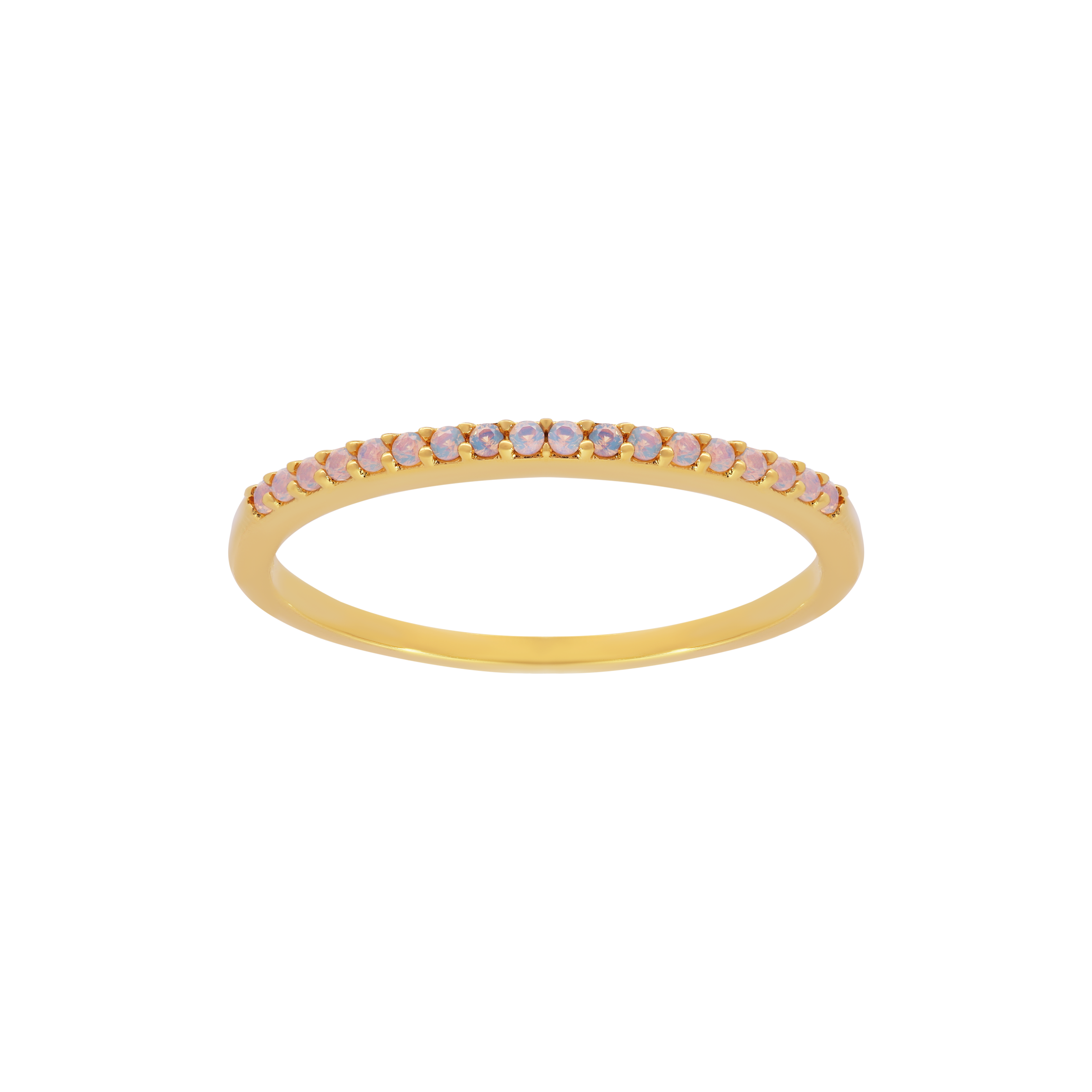 Mia Moonstone Band Ring - Gold – Loveless Friday
