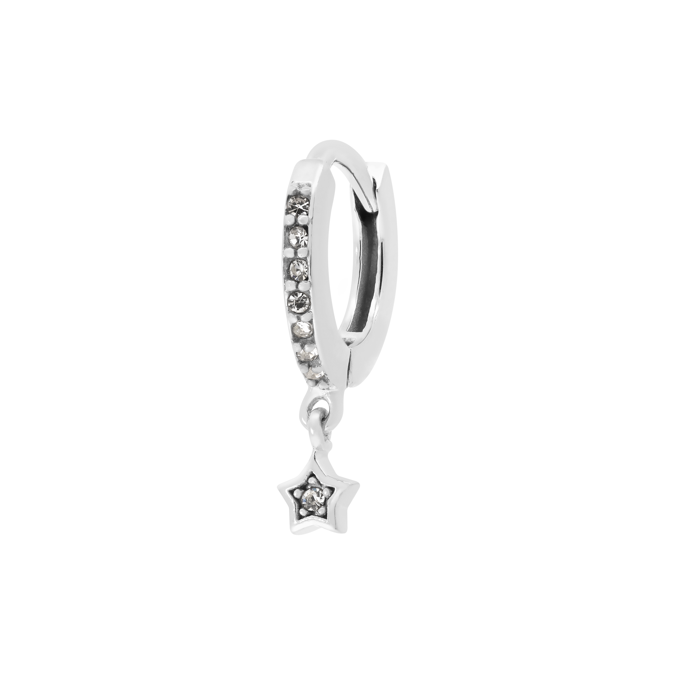Stardust Charm Helix & Cartilage Hoop Ear Piercing - Silver – Loveless ...