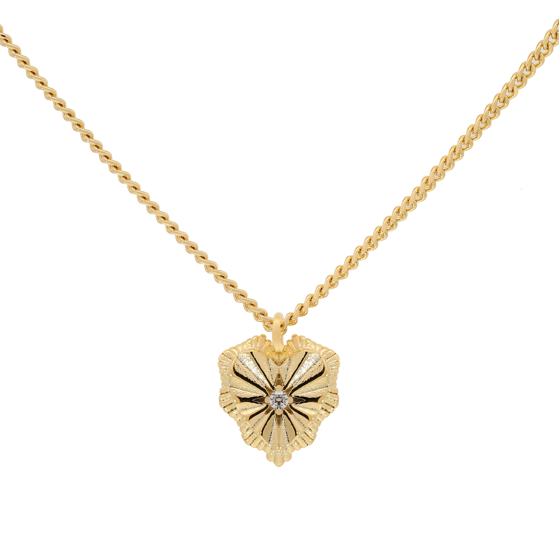 Pulse Heart Pendant Necklace - Gold – Loveless Friday