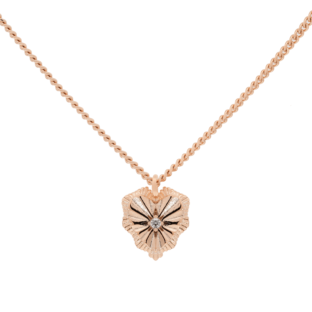 Pulse Heart Pendant Necklace - Rose Gold – Loveless Friday